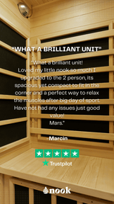 Nook Core (3 person) - Infrared Home Sauna